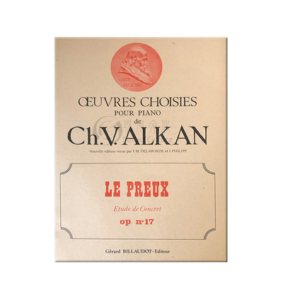 阿尔坎音乐会练习曲勇士Op17