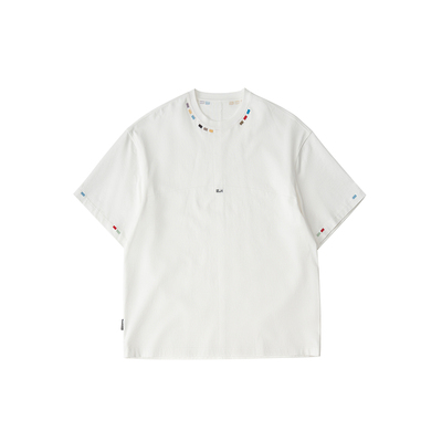 HalfwayHouse刺绣色块时尚T恤