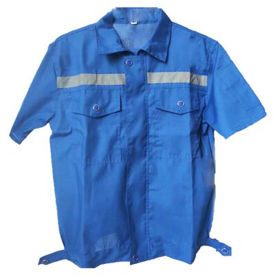 夏季涤棉短袖长袖工作服厂家直销