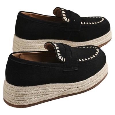 MILLIE'S/妙丽巨好穿厚底渔夫鞋