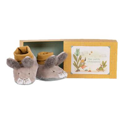 法国moulinroty儿童玩偶学步软鞋