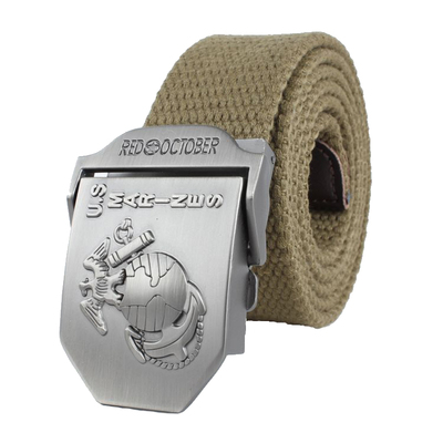 海军部队帆布男青年个性战术腰带