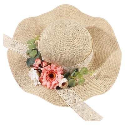 干花草帽diy手工材料包