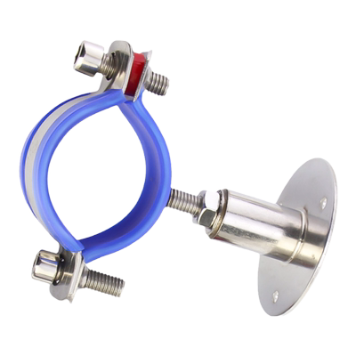 金超304带胶条支架管卡托架管卡