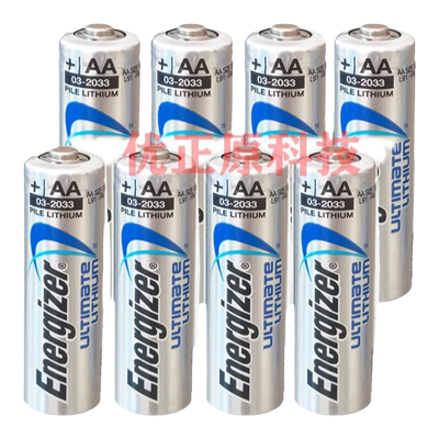 energizer劲量锂电池5号AAL91无线鼠标儿童玩具耐高温低温电池6