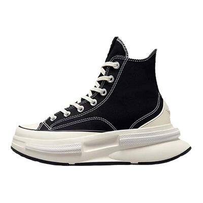 Converse匡威黑巧夹心厚底帆布鞋
