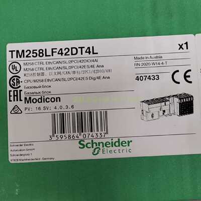 议价施耐德PLC本体模块TM258LF42DT4L/TM258LF66DT4L 全新原装现