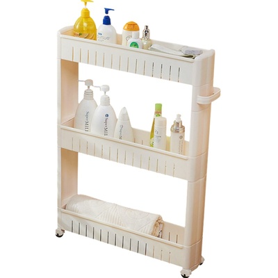 浴室厨房超窄夹缝收纳架落地带轮