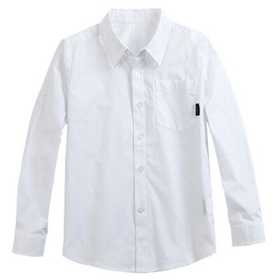 伊顿纪德长袖衬衣男童学生白衬衫