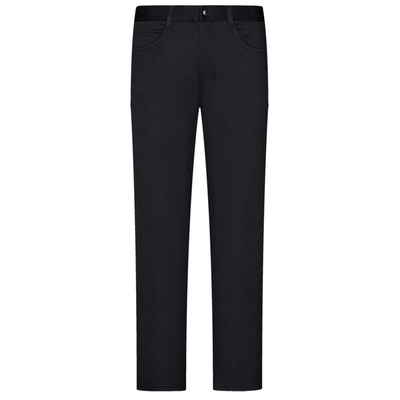 七匹狼防泼水直筒中腰梭织长裤