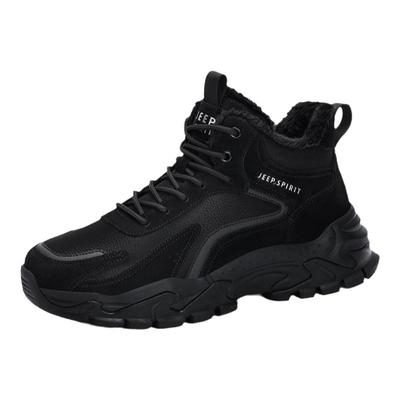 jeep吉普男鞋加绒雪地靴