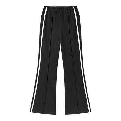 太平鸟女装年夏季撞边喇叭裤A3GBE2126