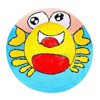 绘画涂鸦DIY手工幼儿园草帽