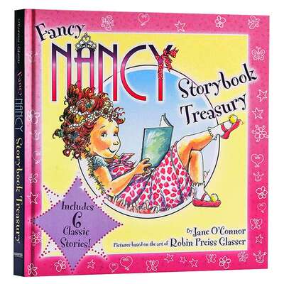 漂亮的南希故事合集 Fancy Nancy Storybook Treasury 英文原版 儿童英语启蒙绘本 小俏妞希希 I Can Read系列