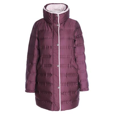jananno简爱诺酒红色羽绒服