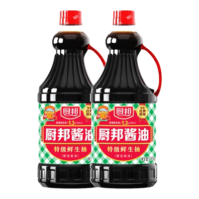 厨邦酱油1.95kg瓶特级生抽