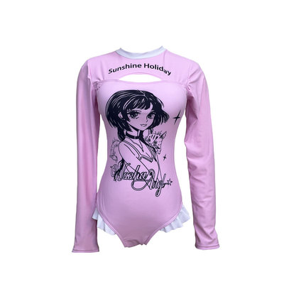 AYSTUDIO运动女连体泳衣