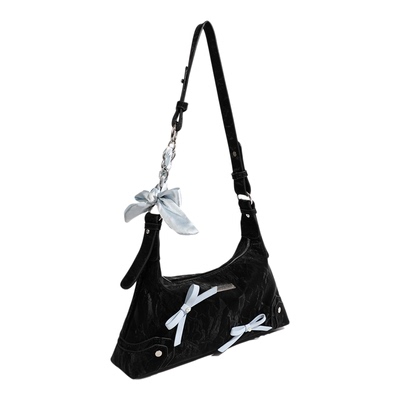 Laxmi原创小众设计蝴蝶结腋下包