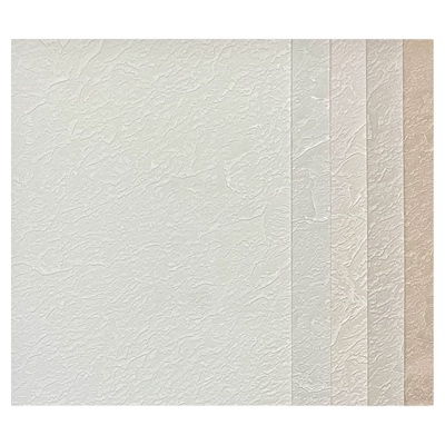 韩国大卷壁纸防水可擦立体仿stucco石灰泥个性高级感白灰黄棕背景