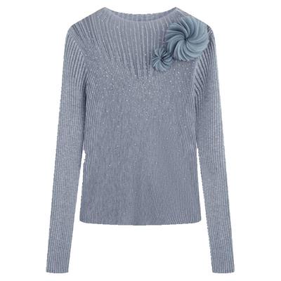 FEXATA镂空半高领针织衫