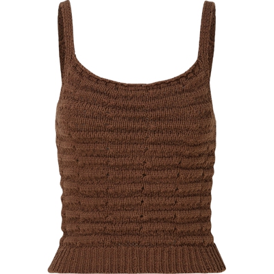 【折扣】LE 17 SEPTEMBRE 女美拉德棉质针织吊带背心马甲