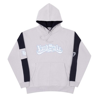 YARDSALE正品拼色帽衫春季新品