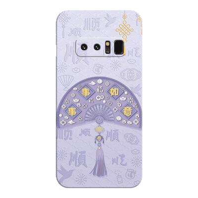 适用三星note8手机壳送挂绳