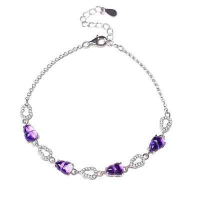 宫里上新紫璎珞紫水晶手链