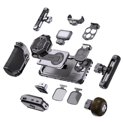 TILTA铁头快拆转接件 1/4定位接口/NATO/ARCA/冷靴接口转接件适用于陨时手机壳iphone苹果配件