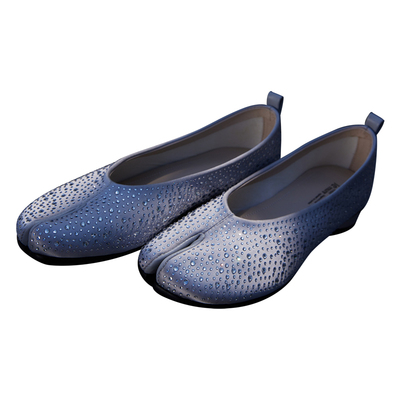 Le'Murmure巴洛克钻闪分趾单鞋