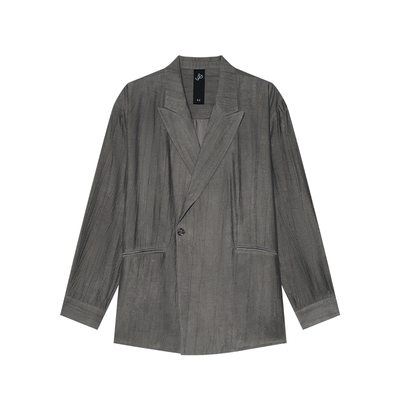 JDV灰色单排扣西装外套