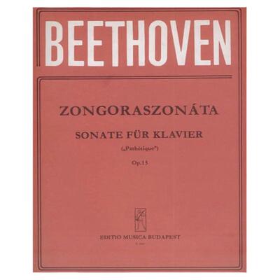 贝多芬 C小调钢琴奏鸣曲 op13 悲怆 维也纳版 钢琴独奏 布达佩斯 原版乐谱书 Beethoven Sonatas for piano Pathetique Z6949