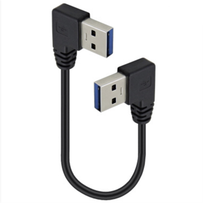 双弯头usb3.0公对公高速连接线