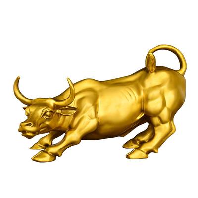 铜牛摆件纯铜招财镇宅华尔街牛特
