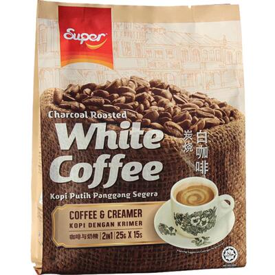 超级马来西亚炭烧二合一白咖啡