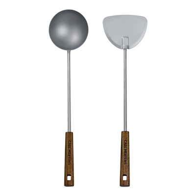 三头鹰纯钛银杏锅铲套装