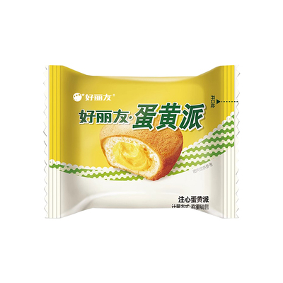 好丽友蛋黄派巧克力派夹心小蛋糕