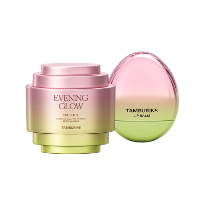 【618礼遇】TAMBURINS护手霜蛋形唇膏组合 EVENING GLOW 生日礼物