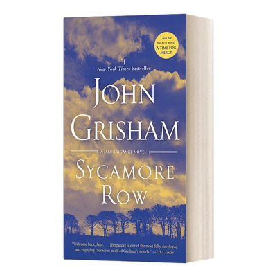 英文原版小说 Sycamore Row 锡卡莫尔街 Jake Brigance Book 2 约翰·格里森姆John Grisham 英文版 进口英语原版书籍