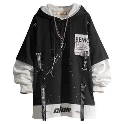 KPOP少年感卫衣#1211.返场上架~经典款重做假两件ov size潮牌