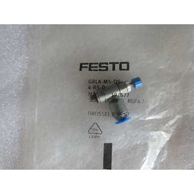 议价全新原装正品德国FESTO费斯托 GRLA-M5-QS-4-RS-D 197577 现