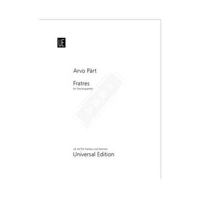 阿沃帕特兄弟弦乐四重奏总分谱