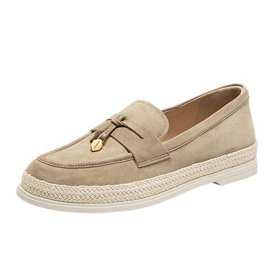 思加图马赛夏天复古一脚蹬乐福鞋