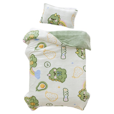 儿童幼儿园被套单件珊瑚绒秋冬