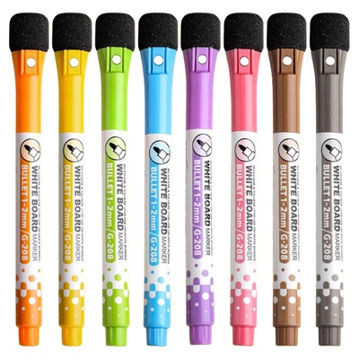 磁性可水洗彩色白板笔冰箱贴磁吸