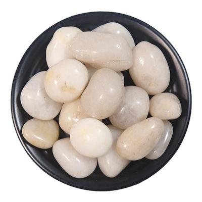 铺地雨花石白色鹅卵石白色石子