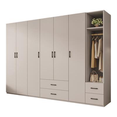 包安装实木衣柜家用加深60CM衣柜