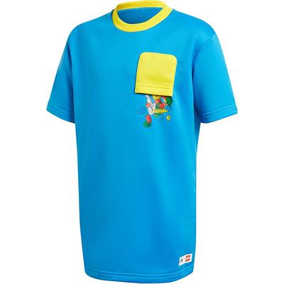 Adidas/阿迪达斯正品当季新款儿童舒适圆领短袖运动T恤 GN6776