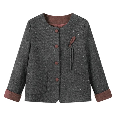 俞兆林中老年女装妈妈装外套