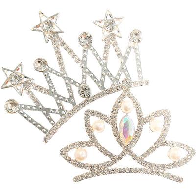 儿童大皇冠头饰小女孩公主发卡